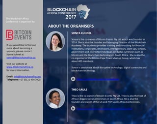 Blockchain africa conference 2017 programme | PDF