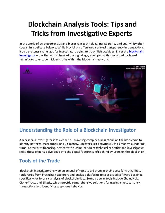 Blockchain Analysis Tools: Tips and Tricks from Investigative Experts.pdf