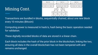 Blockchain and Bitcoin | PPT