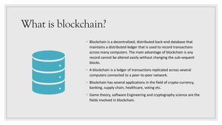 Blockchain and bitcoin | PPT