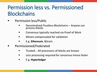 Block chain technology and its applications | PPTX