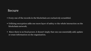 Blockchain and its Features (1).pdf