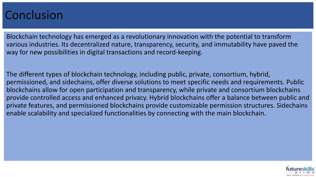 A Comprehensive Overview of Blockchain Technology and Its Various Types ...