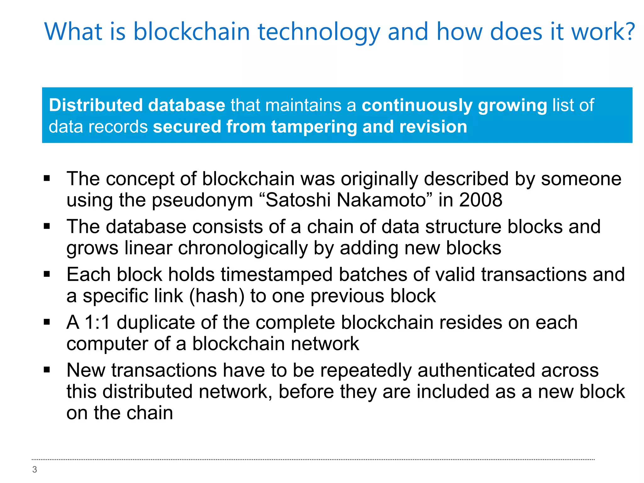 An Introduction to Blockchains | PPTX