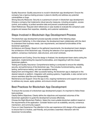 Blockchain App Development Company.pdf | Computer Software and Applications | Computing