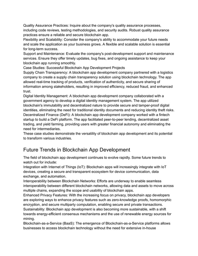 Blockchain App Development Company Pdf