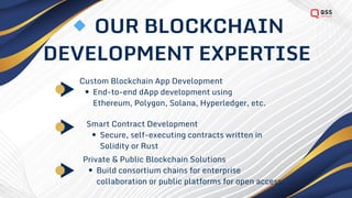 Blockchain App Development Services- QSS Technosoft | PPT