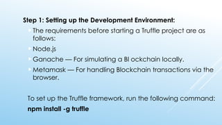 Block chain application is explained in detail | PPT