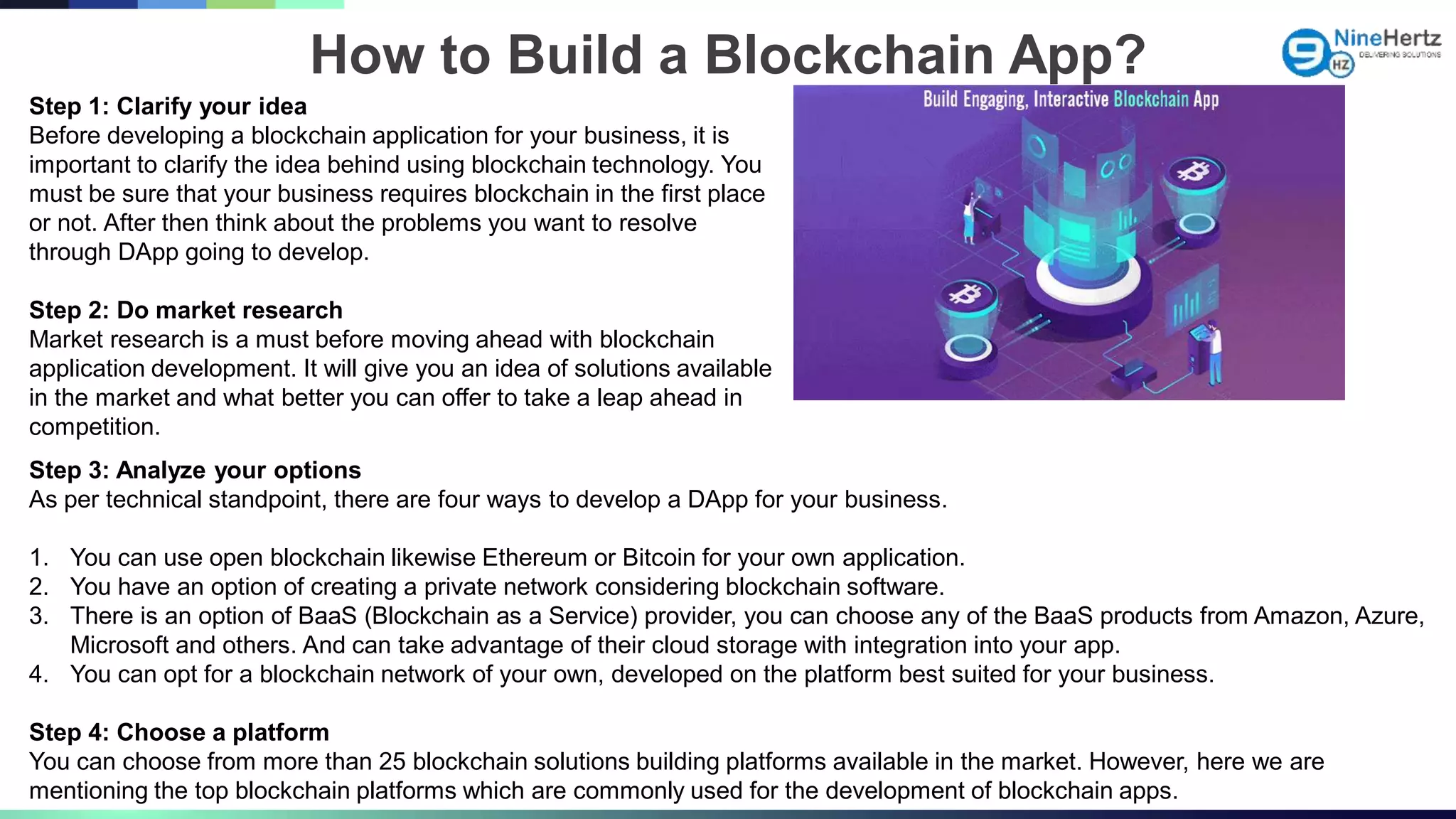 Blockchain Application Development | PPT