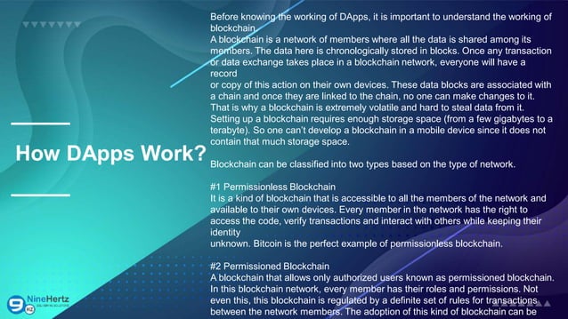 Blockchain Application Development | PPT