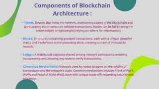 Blockchain Architecture Creating Secure and Scalable Solutions.pptx | Computer Networking ...