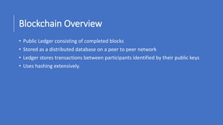 Block chain as a graph | PPT
