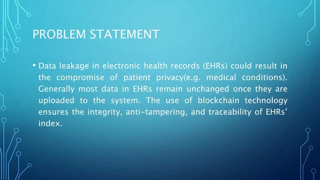 Blockchain Based Searchable Encryption For Electronic Health Record Ppt