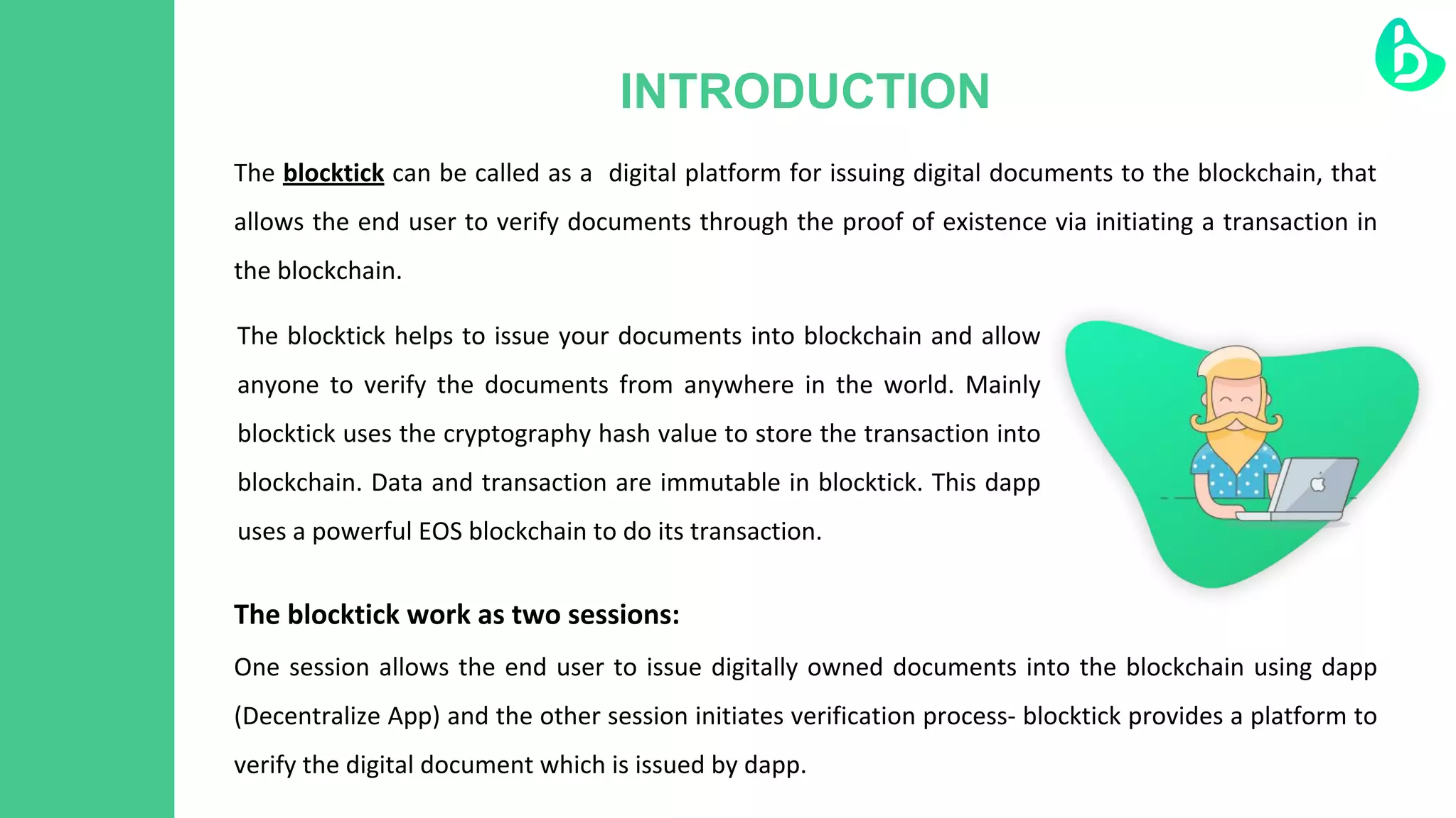 Blocktick - Blockchain Based Document Verification System | PPT