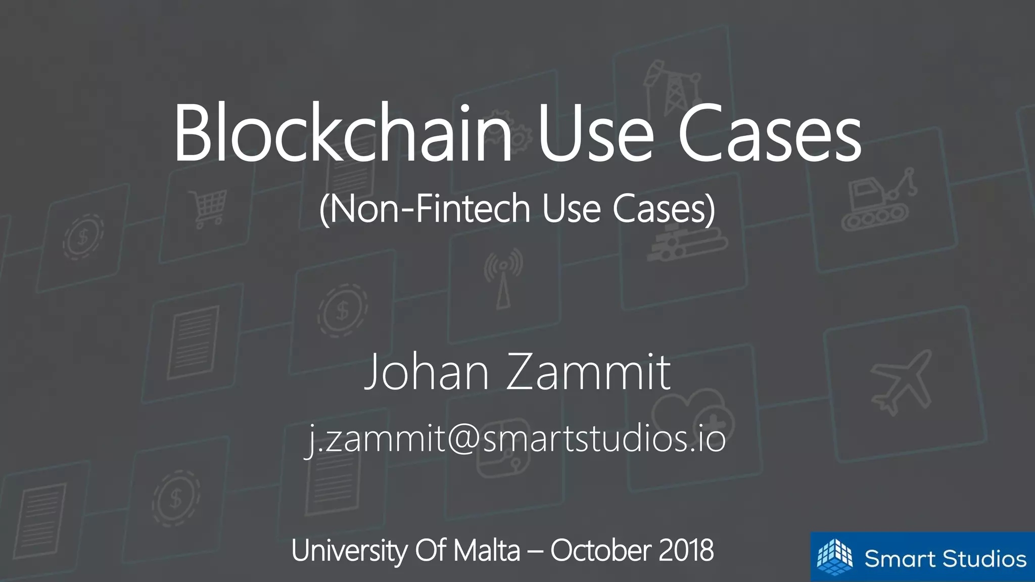 Blockchain Use Cases In Business | PPT