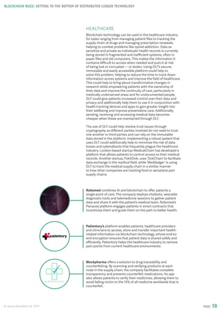 Blockchain buzz - getting to the bottom of distributed ledger ...