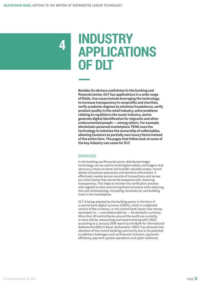 Blockchain buzz - getting to the bottom of distributed ledger technology | PDF