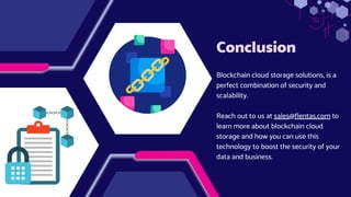 Blockchain Cloud Storage Solution Explained.pdf