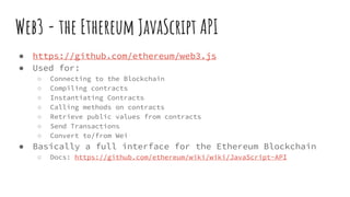 Blockchain Coding Dojo - BlockchainHub Graz | PPT