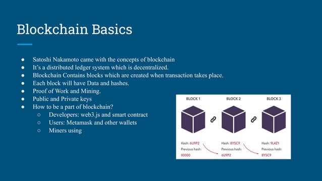 BlockChain Basic Concepts | PDF