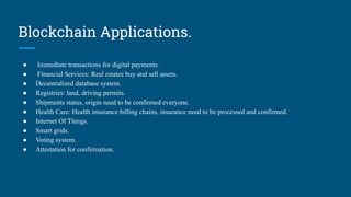 BlockChain Basic Concepts | PDF