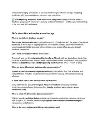 Blockchain Database Storage_ The Ultimate Guide to Secure and ...