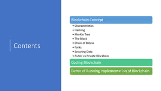 Introduction to Blockchain & development | PPT