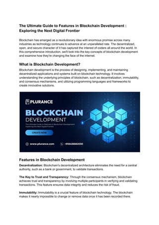 Blockchain Development.pdf | Financial Industry | Industries