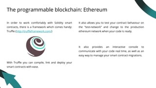 Blockchain development 101 | PPT