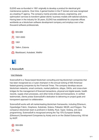 Top Blockchain Development companies - SoluLab | PDF