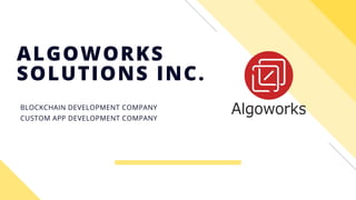 Blockchain Development Company | PPT