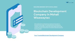 Blockchain Development Company In Mohali Wisewaytec.pptx
