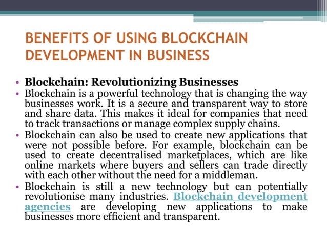 Blockchain Development Services |MNB SOFT SOLUTION | PPT