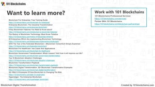 Blockchain Digital Transformation Presentation | PDF