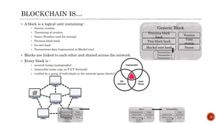 Blockchain ecosystem and evolution | PPTX