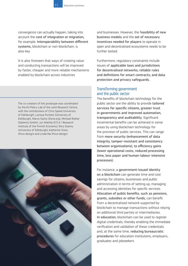 BLOCKCHAIN NOW AND TOMORROW ASSESSING MULTIDIMENSIONAL IMPACTS OF DISTRIBUTED LEDGER ...