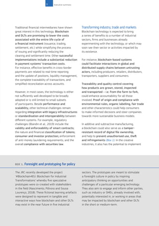 BLOCKCHAIN NOW AND TOMORROW ASSESSING MULTIDIMENSIONAL IMPACTS OF DISTRIBUTED LEDGER ...