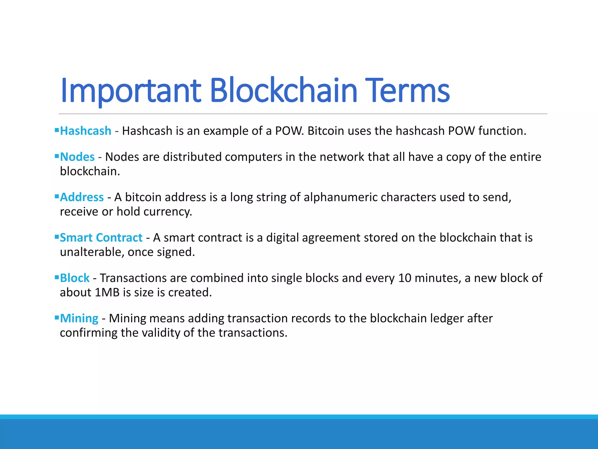 Blockchain Explained | PPT