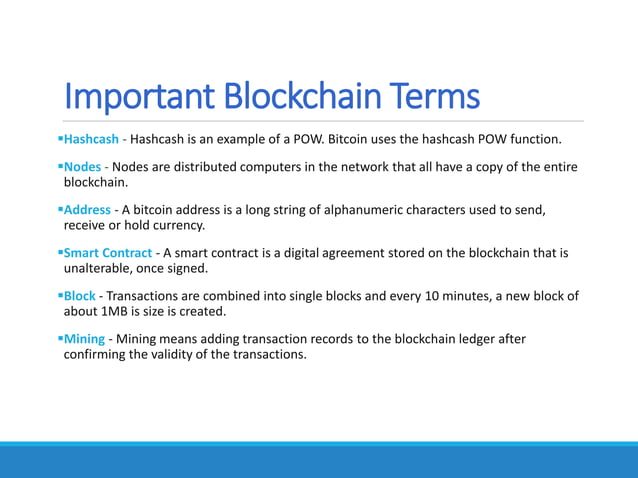 Blockchain Explained | PPT