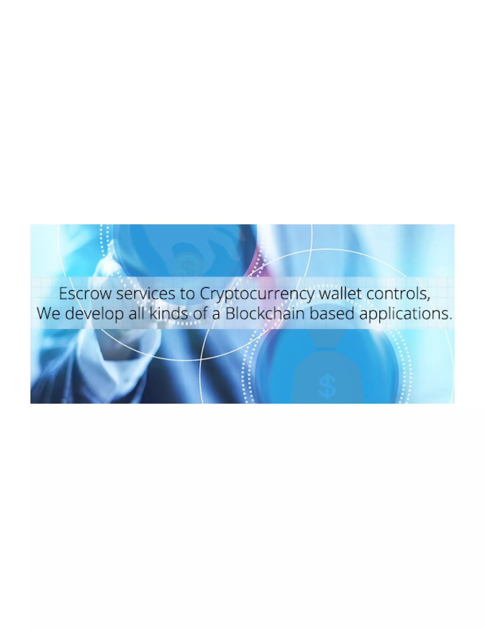 Blockchain financial applications and beyond | PDF