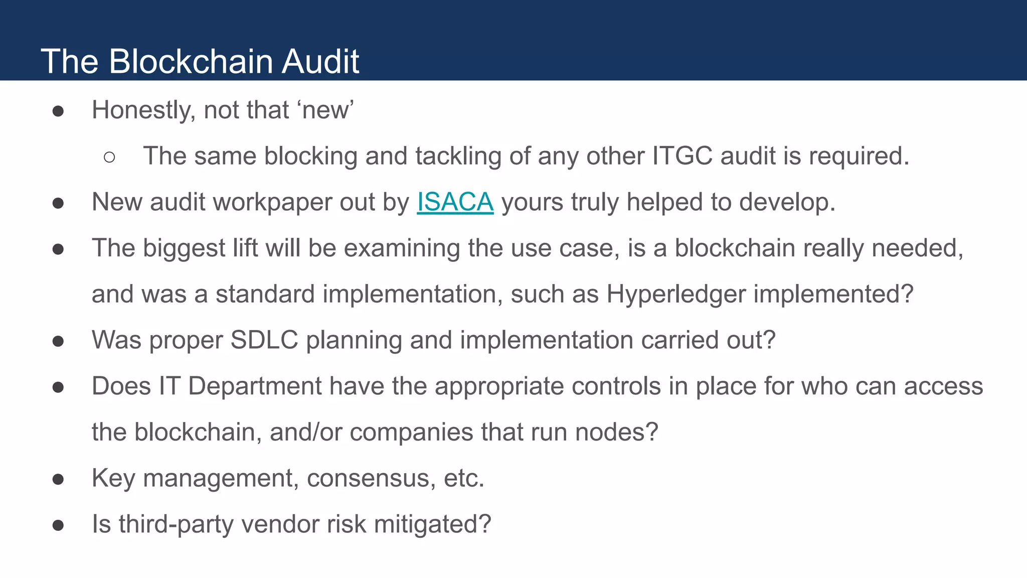 Blockchain for Auditors | PDF
