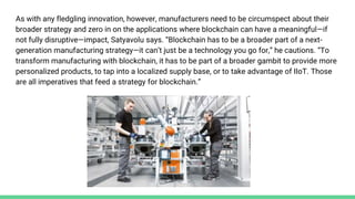 Blockchain for automation | PPTX