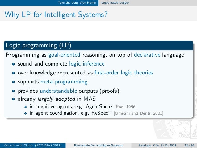 Blockchain for Intelligent Systems: Research Perspectives
