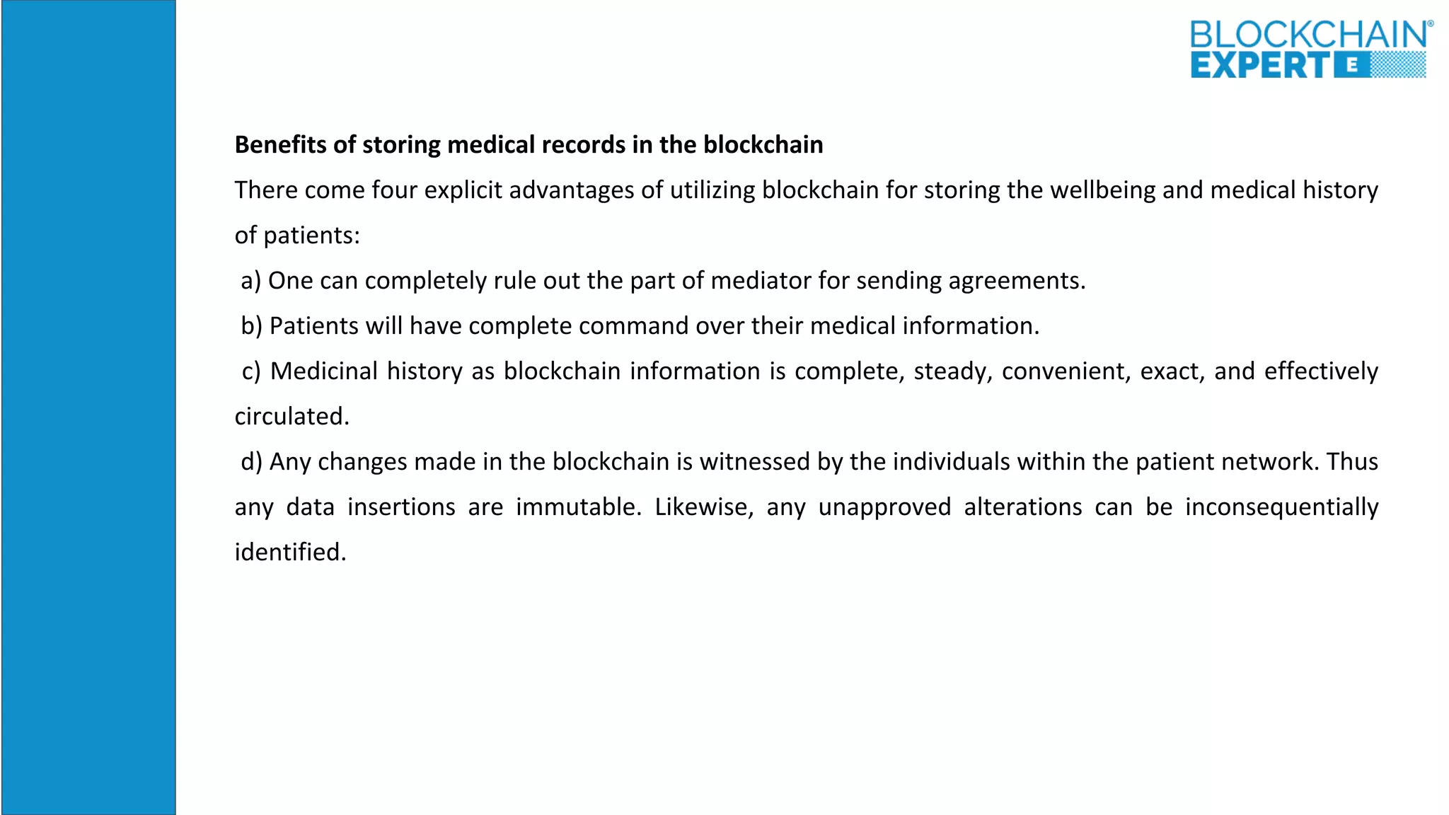 Blockchain for medical records | PDF