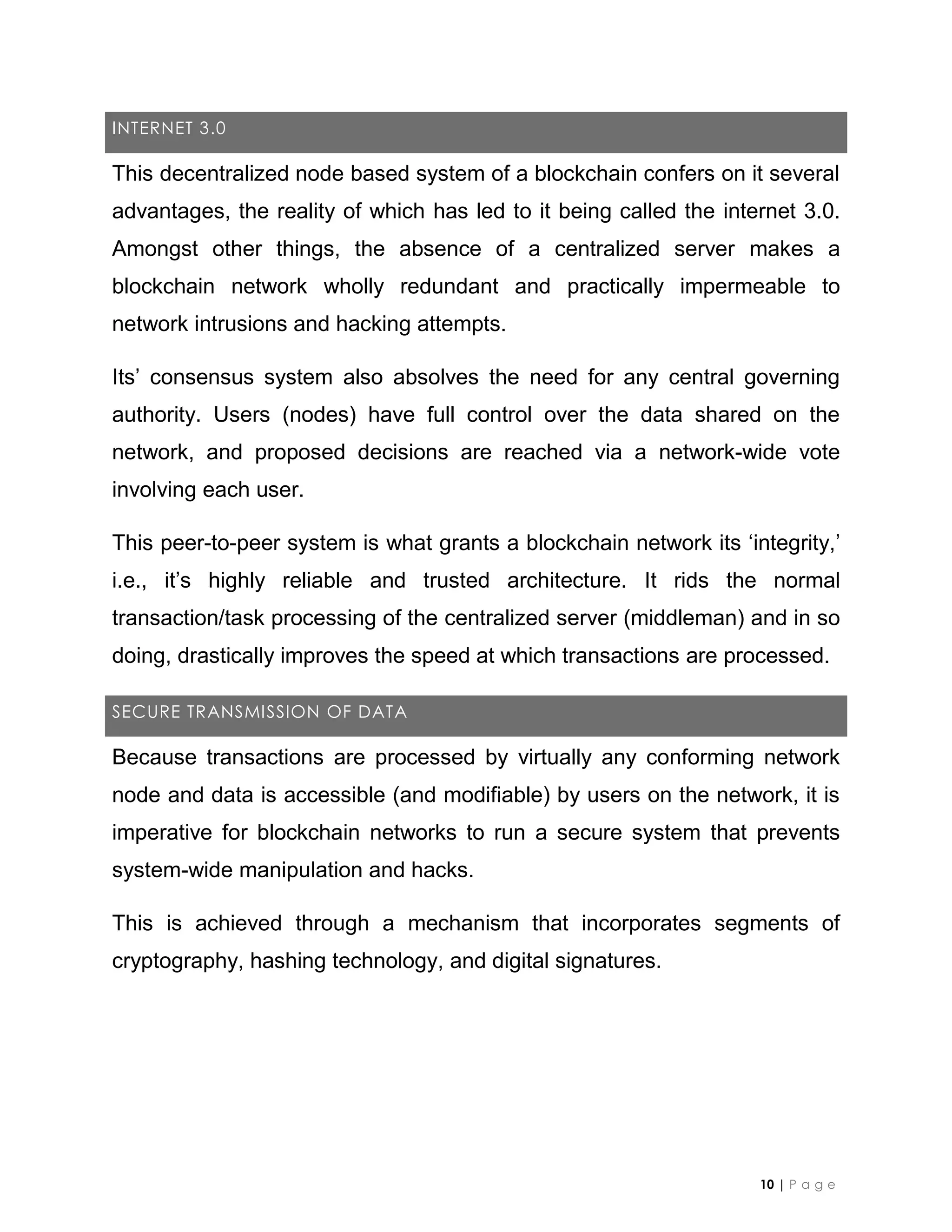 Blockchain fundamentals including types and features | PDF