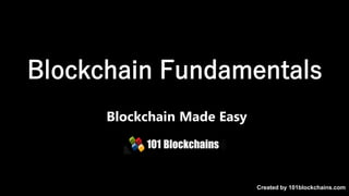 Blockchain Fundamentals - Top Rated for Beginners | PDF