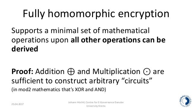 Homomorphic encryption on Blockchain Principles