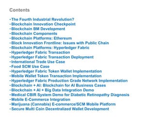 Blockchain Hyperledger Fabric | PPT