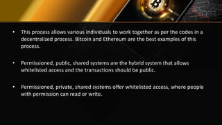 Blockchain implications on global business ecosystem | PPT