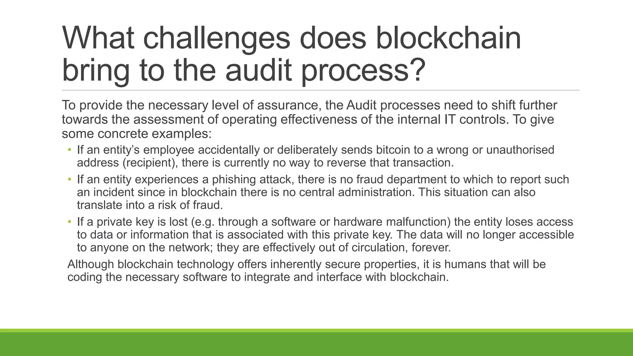 Blockchain in Audit | PPT